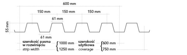 Trapezoidal corrugated sheets for walls and deck roofs - Marcegaglia Poland